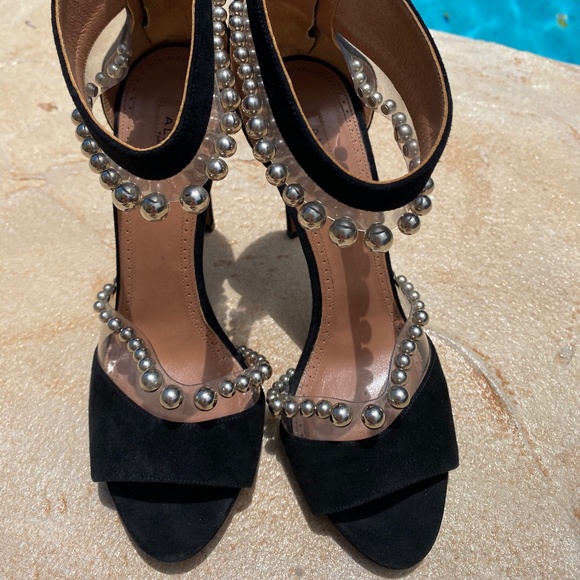 Alaia | Shoes | Alaia Shoes With Silver Beaded Trim | Poshmark